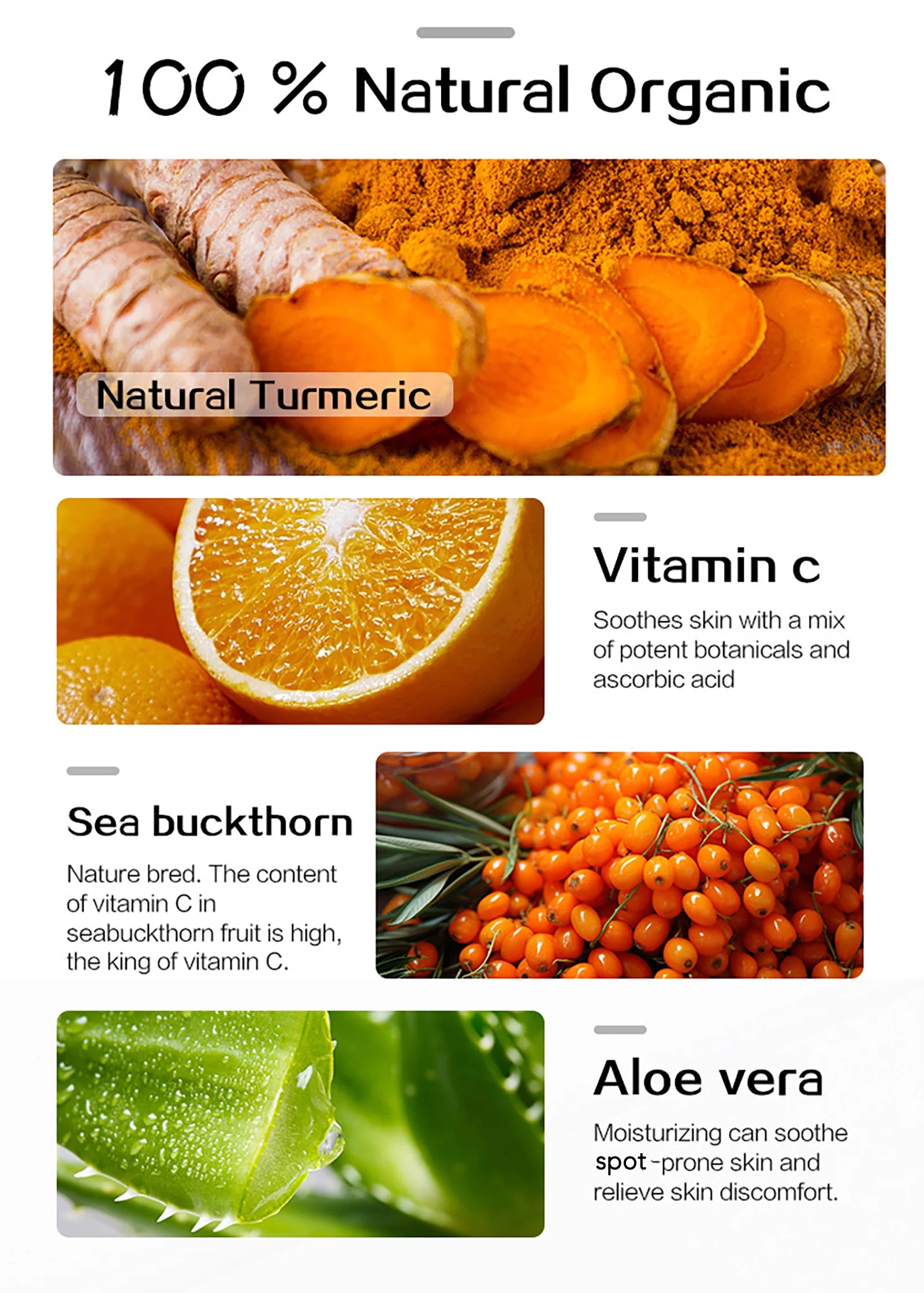 Organic Turmeric Skin Care Kit, Brighten, Remove Darkness, Lighten, Hy ...